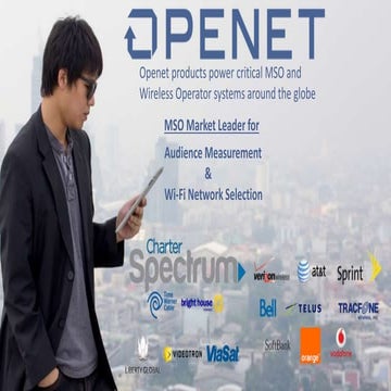 Openet Cable Solutions Overview June 2017 | PPTX