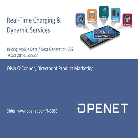 Openet dynamic services & real time charging 9 oct 2013, ngbss london ...