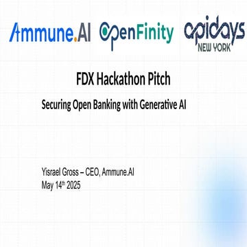 apidays New York 2025 - The Challenge is Not the Pattern, But the Best Integration by Yisrael ...