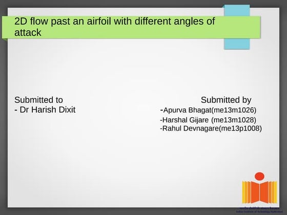 CFD analysis of Flow across an Aerofoil | PDF