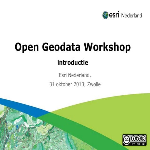 Open Geodata Workshop | PPT