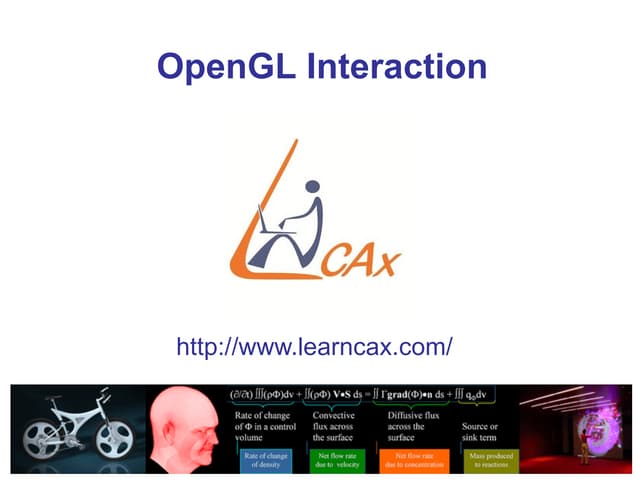 OpenGL Interaction | PPT OpenGL Interaction | PPT