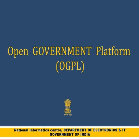 Open Government Platform | PPT