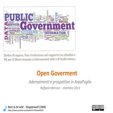 Open gov Seminar dec2014 | PPT