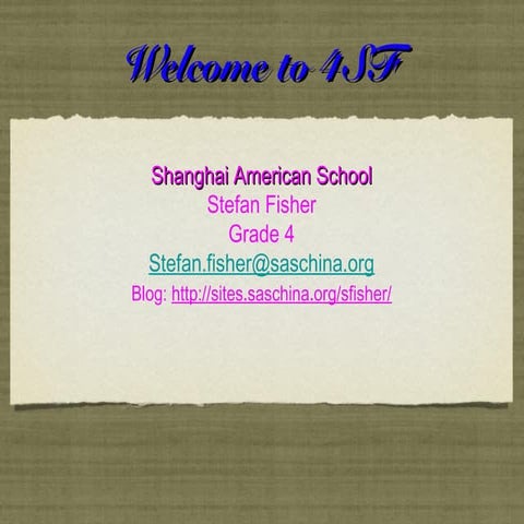 Transition to 4th Grade PowerPoint 2014 | PDF