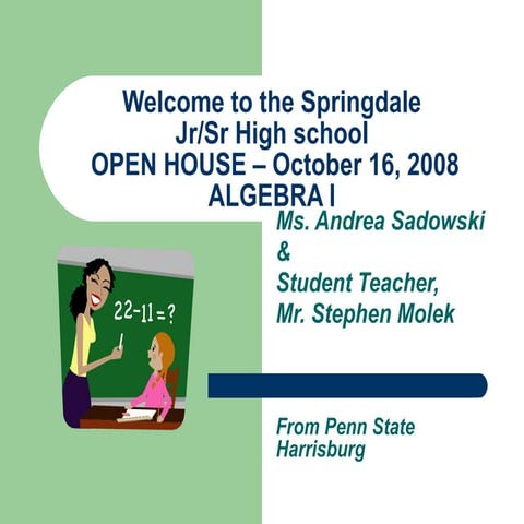 Open house powerpoint | PPT