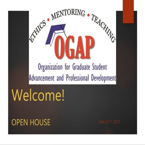 UF OGAP Open house presentation | PPTX