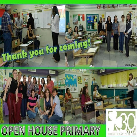 Primary Open House | PDF