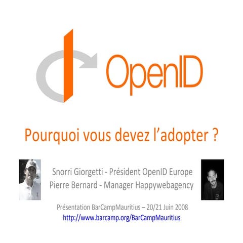 Oauth2 et OpenID Connect | PDF