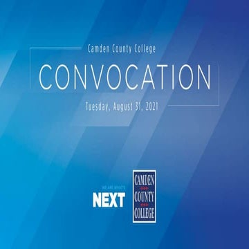 Opening Day Convocation | PPT