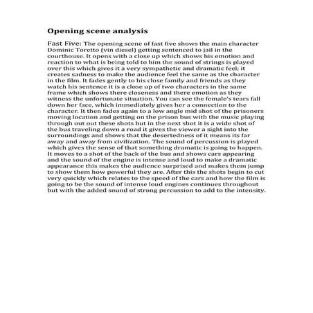 Mississippi Burning - Analysis of Opening Scene | PPTX