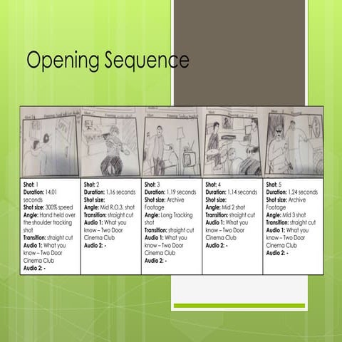 Opening sequence | PPTX | Video Production | Content Production