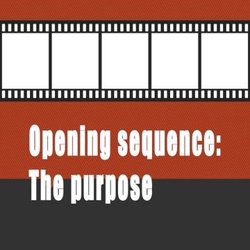 Opening sequence | PPT | Free Download