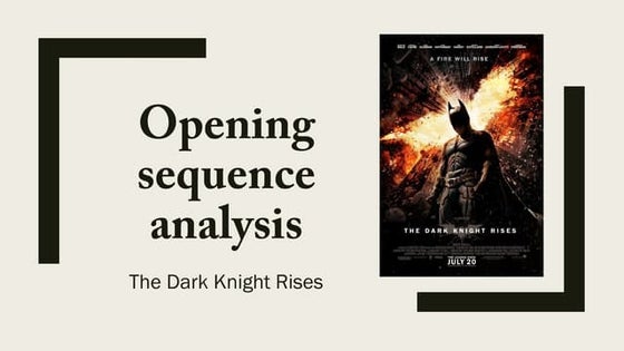 4 types of film openings | PPT