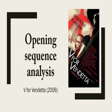 V for Vendetta - Justice and revenge essay | PDF