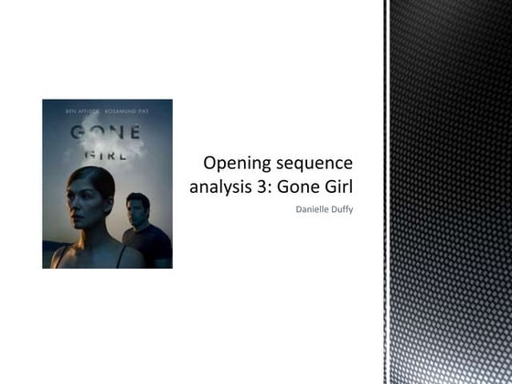 Gone girl analysis | PPT