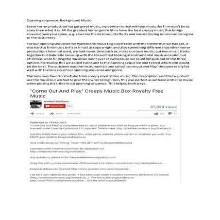 Preliminary task shot list (media) | DOCX