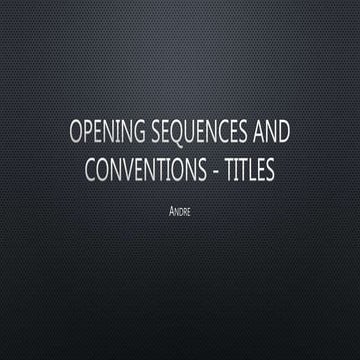 Researching horror sequences – codes and conventions | PPTX