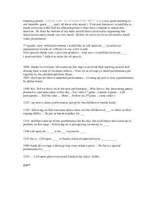 Sample Debut Program Script For Emcee - fishingmust