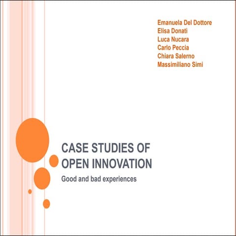 TEAM D Open Innovation | PDF