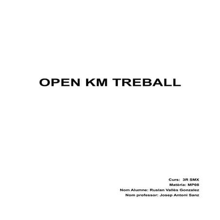 Openkm treball | PDF