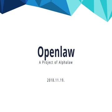 Openlaw - A Project of Alphalaw | PDF