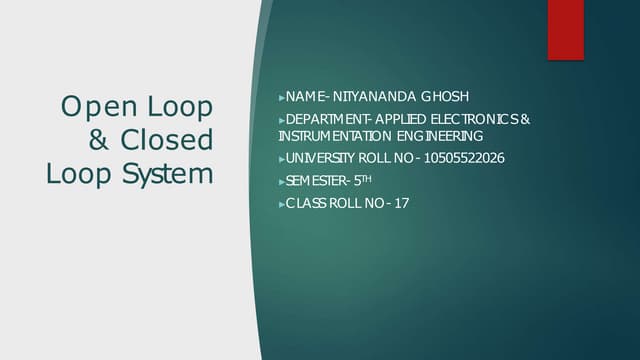 Open Loop & Closed Loop System.pdf