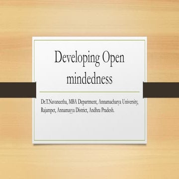 open mindedness in Design Thinking..pptx