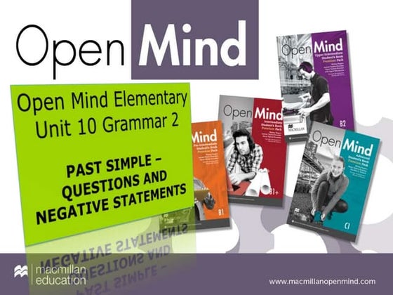 The simple past tense | PPTX