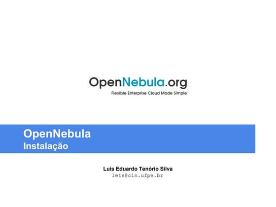 Eucalyptus, Nimbus & OpenNebula | PPTX
