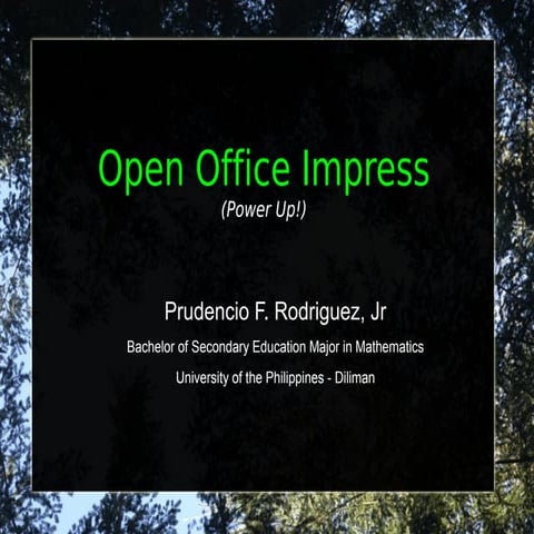 Openoffice impress | PPT