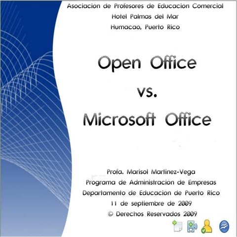 Open Office Vs Microsoft Office | PPTX