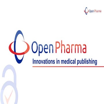 Open Pharma - innovations in medical publishing, Tim Koder, OpenCon ...
