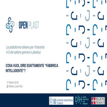 Francesco di Pasquale: Open Plast - La piattaforma 4.0 opensource per ...
