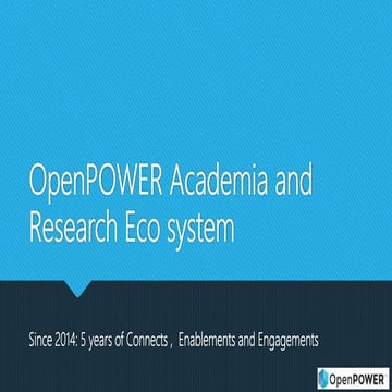 OpenPOWER and AI workshop at Brazil | PPTX | Computer Software and Applications | Computing