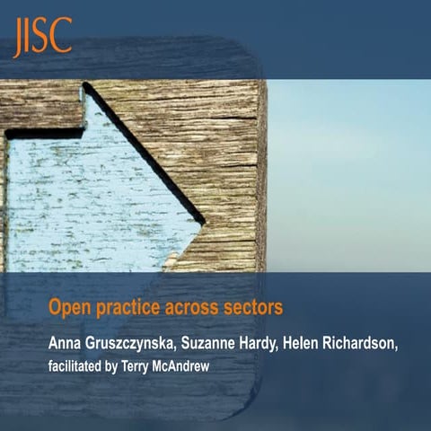 Open practice across sectors | PPT