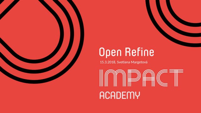 Open Refine Ppt