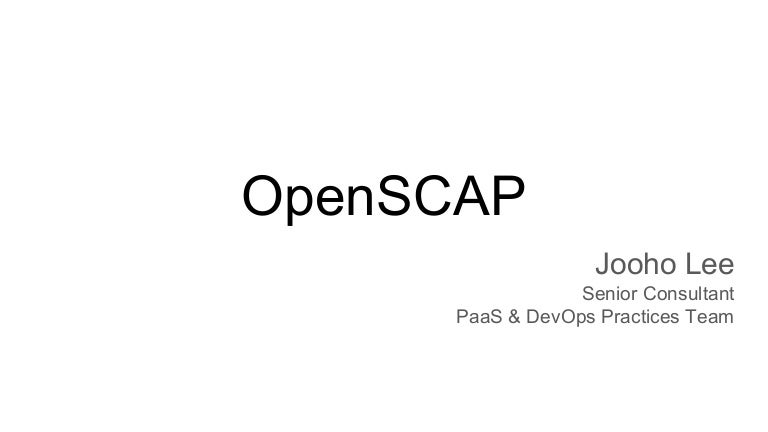 Openscap Overview Security Scanning For Docker Image And Container