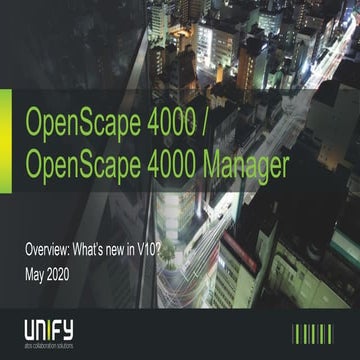 OpenScape 4000 V10 - Portfolio Presentation Whats new V10.pptx