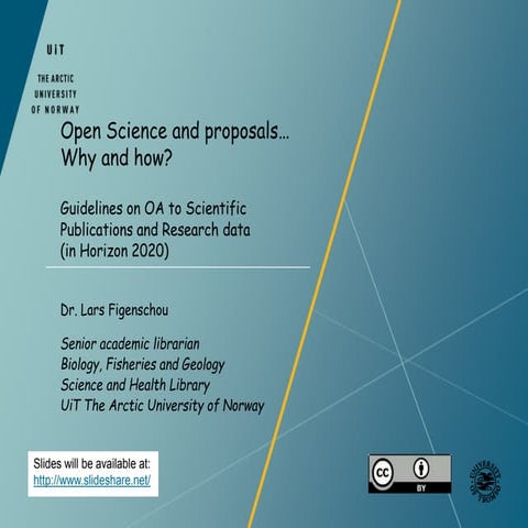 Open science and proposals | PPT