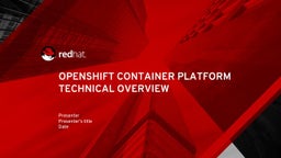 Openshift Container Platform | PPT