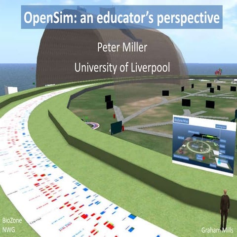 OpenSim: an educator's perspective | PPTX