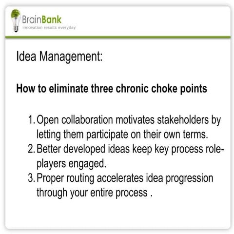 BrainBank Idealink Open | PPT