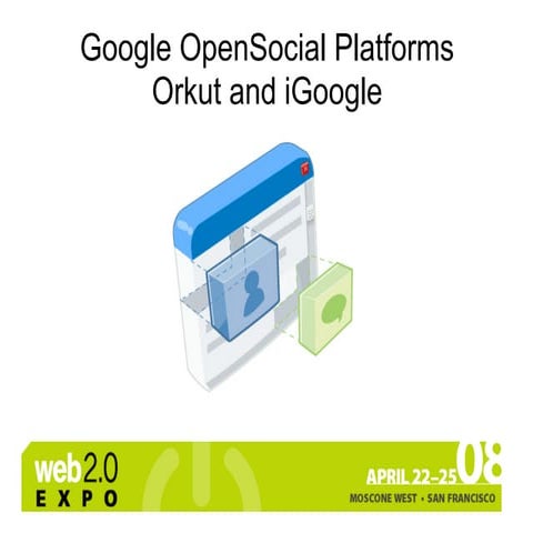 Google Open Social Platforms: Orkut and iGoogle - Web 2.0 Expo San ...