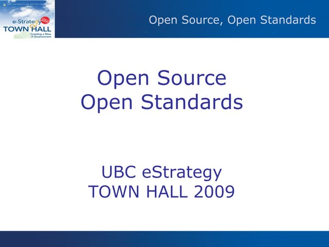 Open Source Ppt