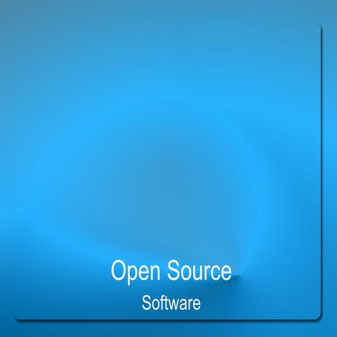 Open Source Ppt