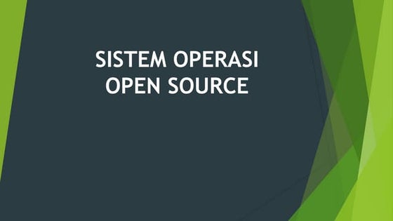 Pengertian dan sejarah open source | PPT