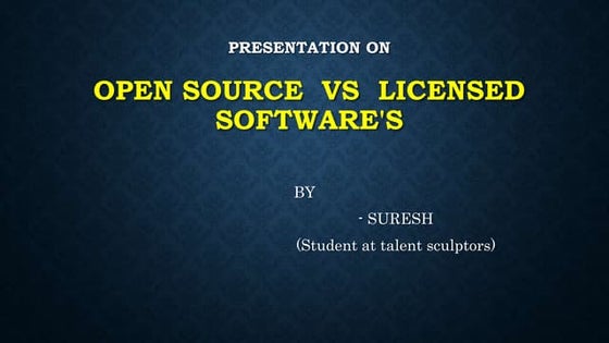 What is open source | PPT