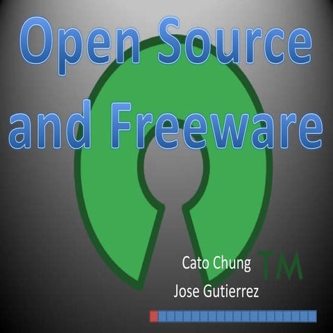 Open Source and Freeware | PPTX