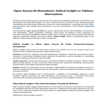 Open Source BI Showdown Helical Insight vs Tableau Alternatives.docx